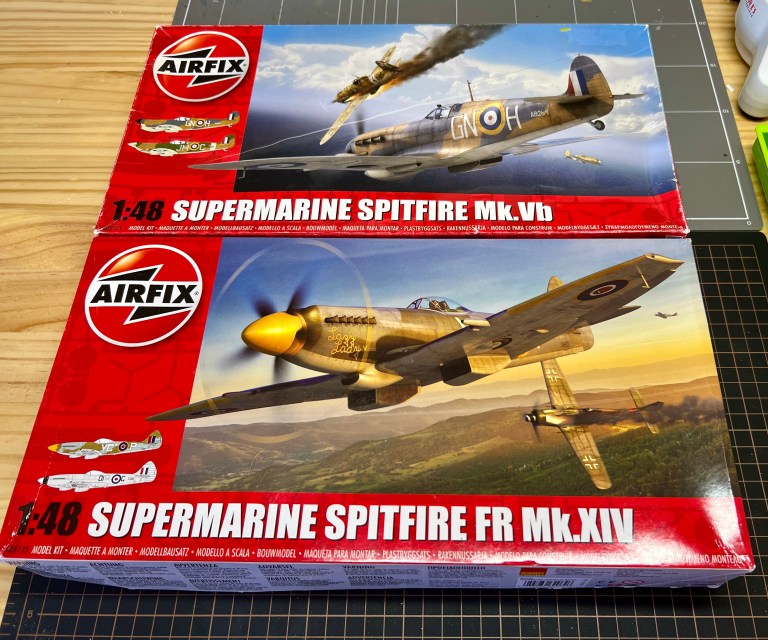 Airfix 1/48 Spitfire Mk XIVe (conversion) | Bruce’s-Scale-Models